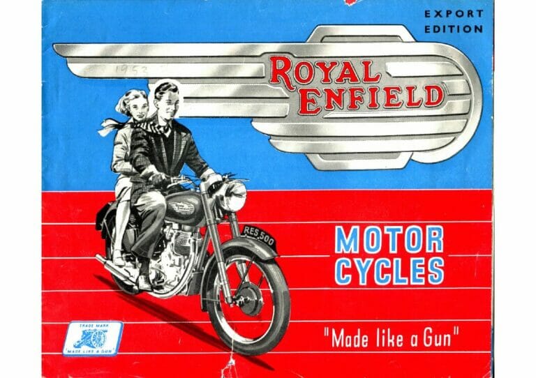 Royal Enfield Owners Club 1953 Brochure complete